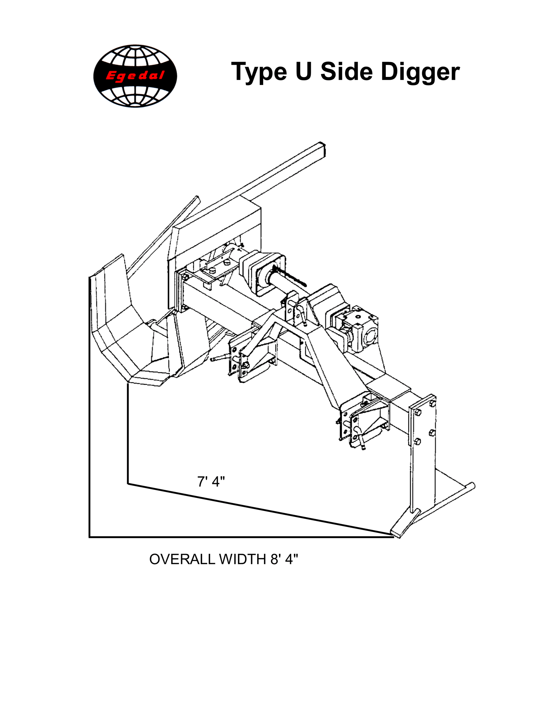 Egedal Type U Side Digger