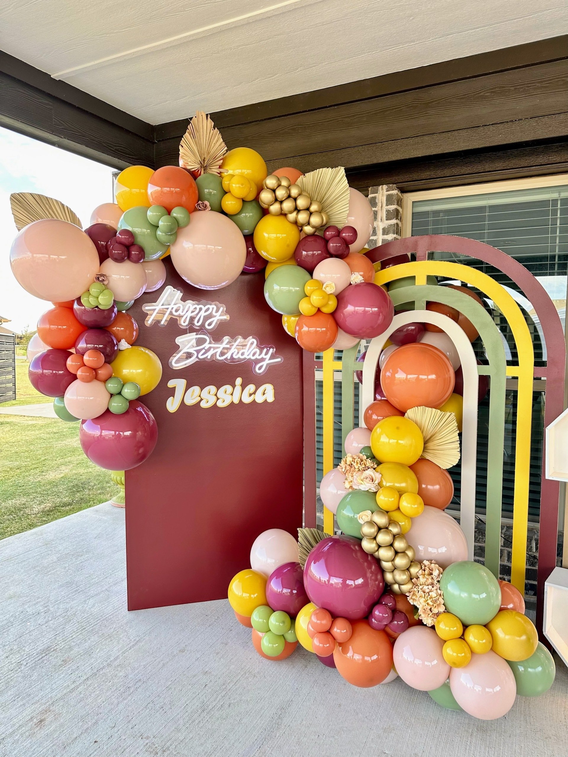 Elegant Balloon Backdrops Fort Worth | Photo Walls