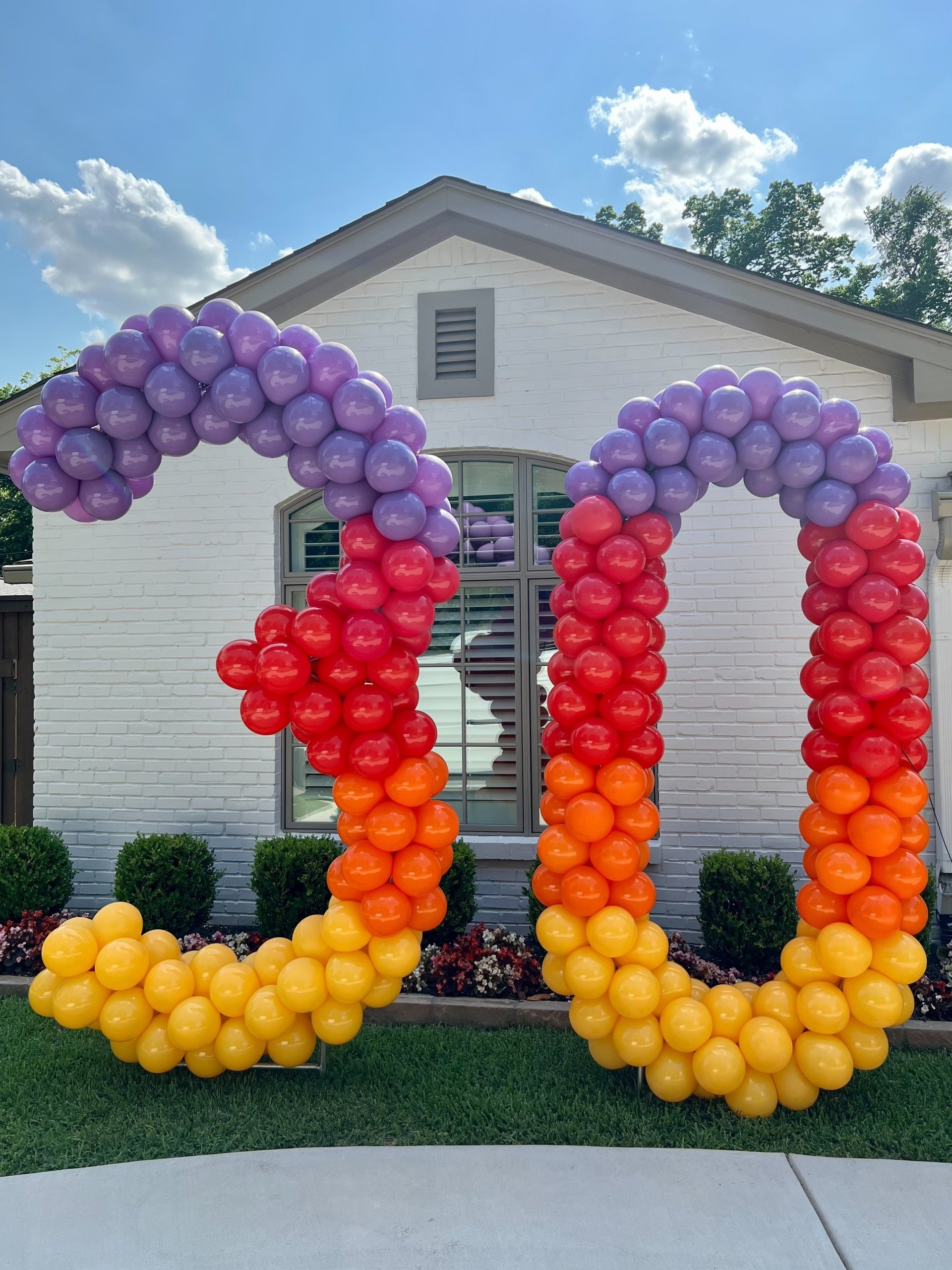 Yard Balloon Numbers Fort Worth | Outdoor Display