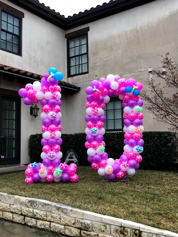 Balloon Yard Numbers | Today's Balloons | Forth Worth, TX