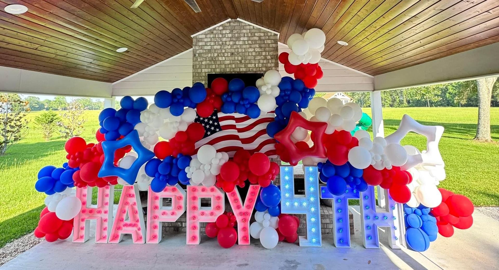 July 4th Decor | | Today's Balloons | Forth Worth, TX