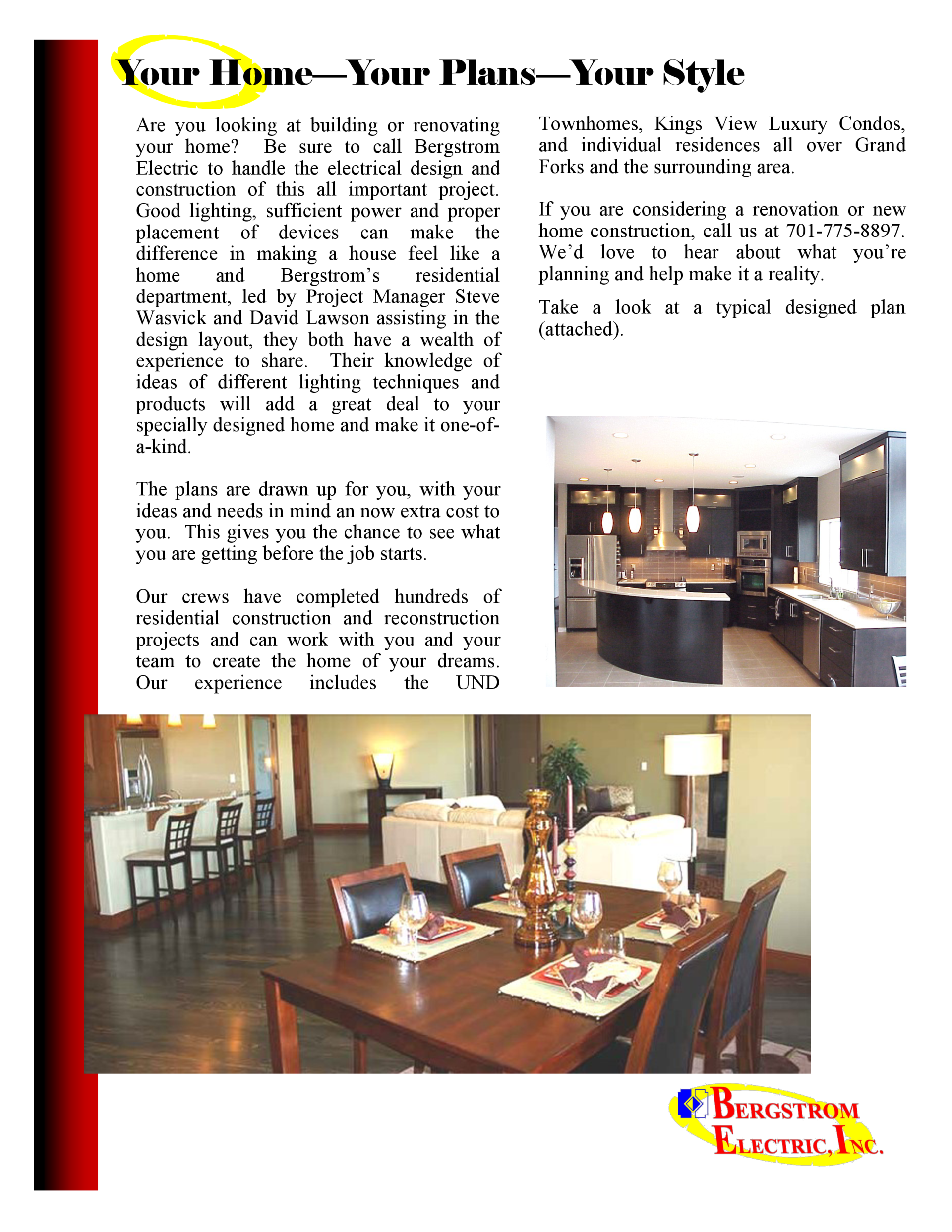 Bergstrom Electric Inc | Where Quality and Customers Matter