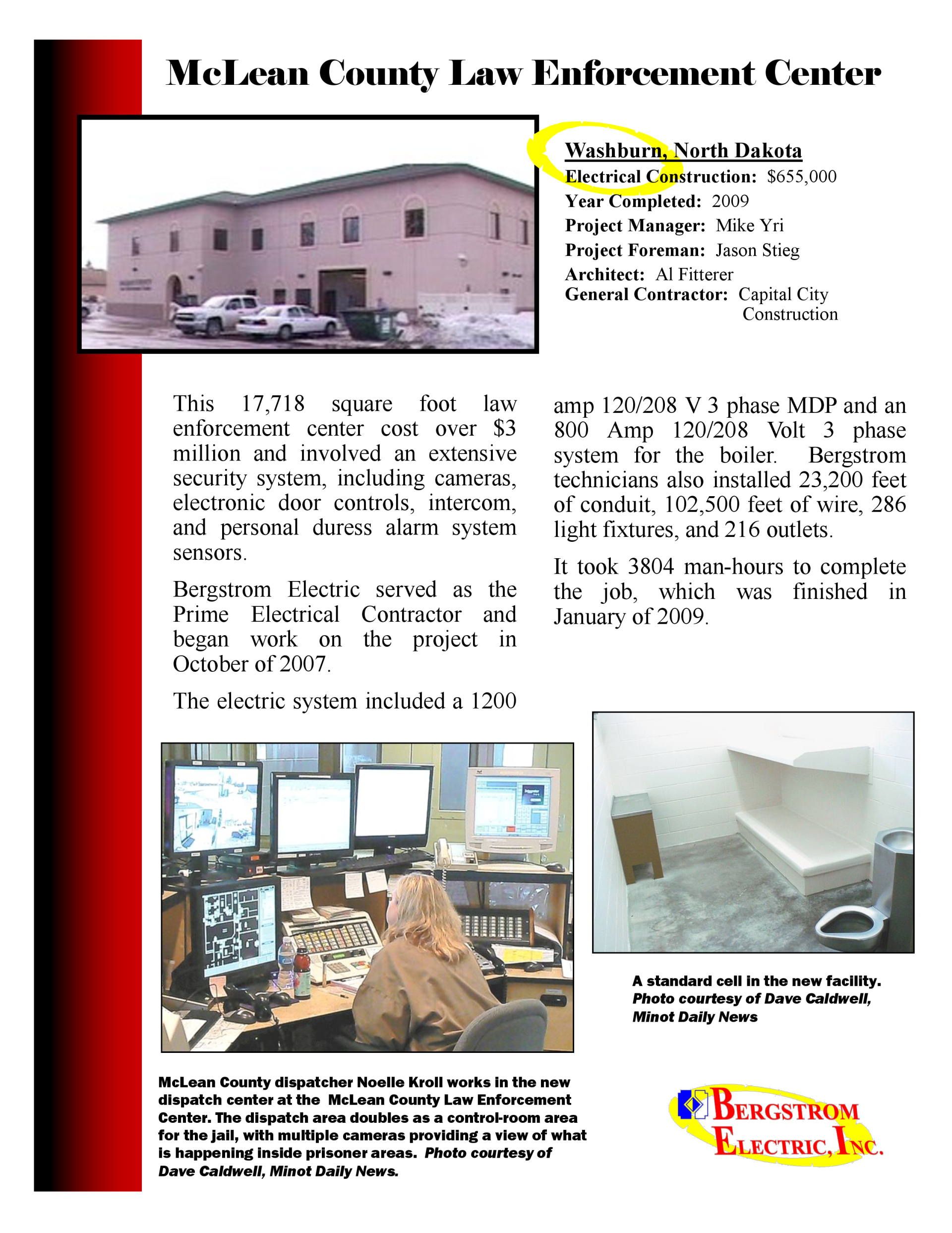 Bergstrom Electric Inc | Where Quality and Customers Matter