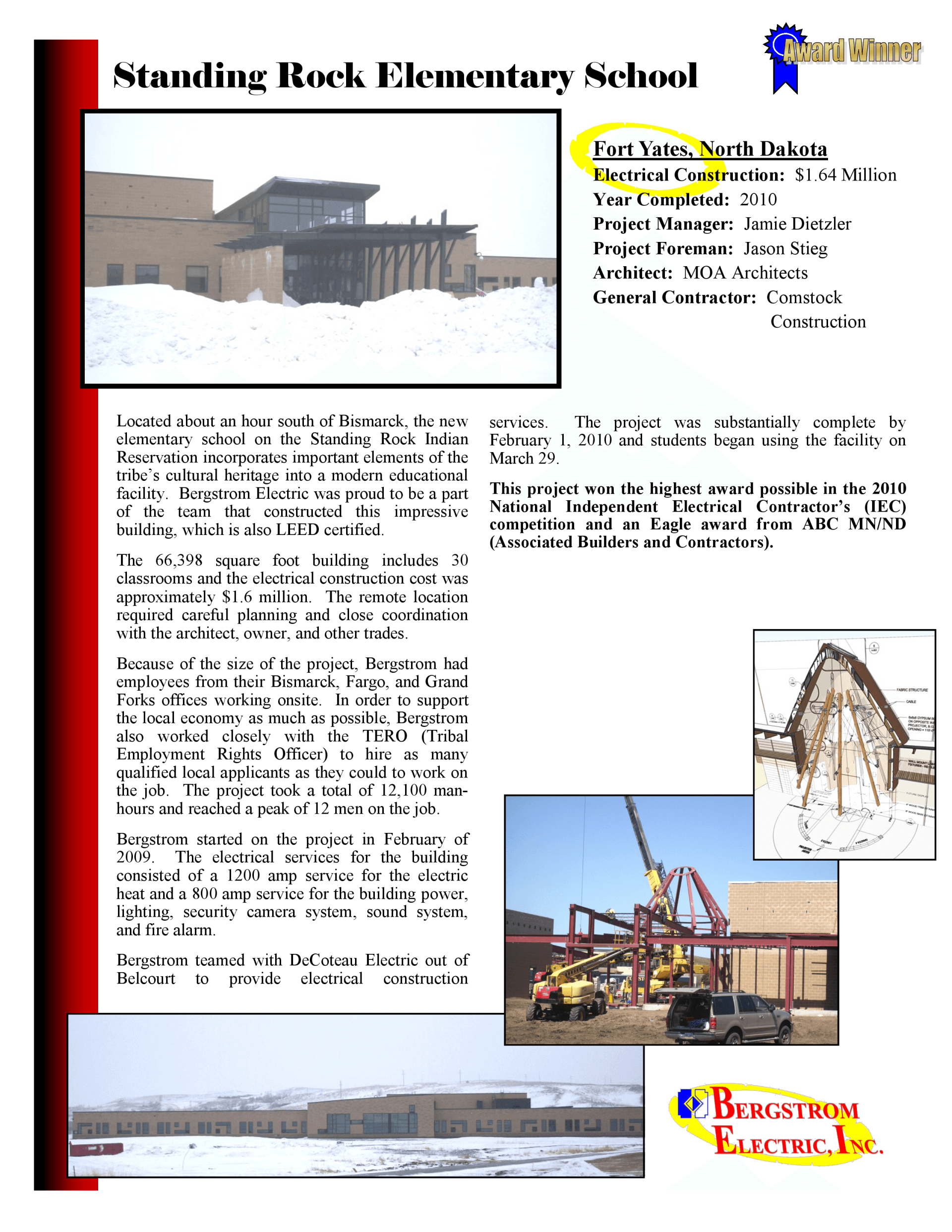 Bergstrom Electric Inc | Where Quality and Customers Matter