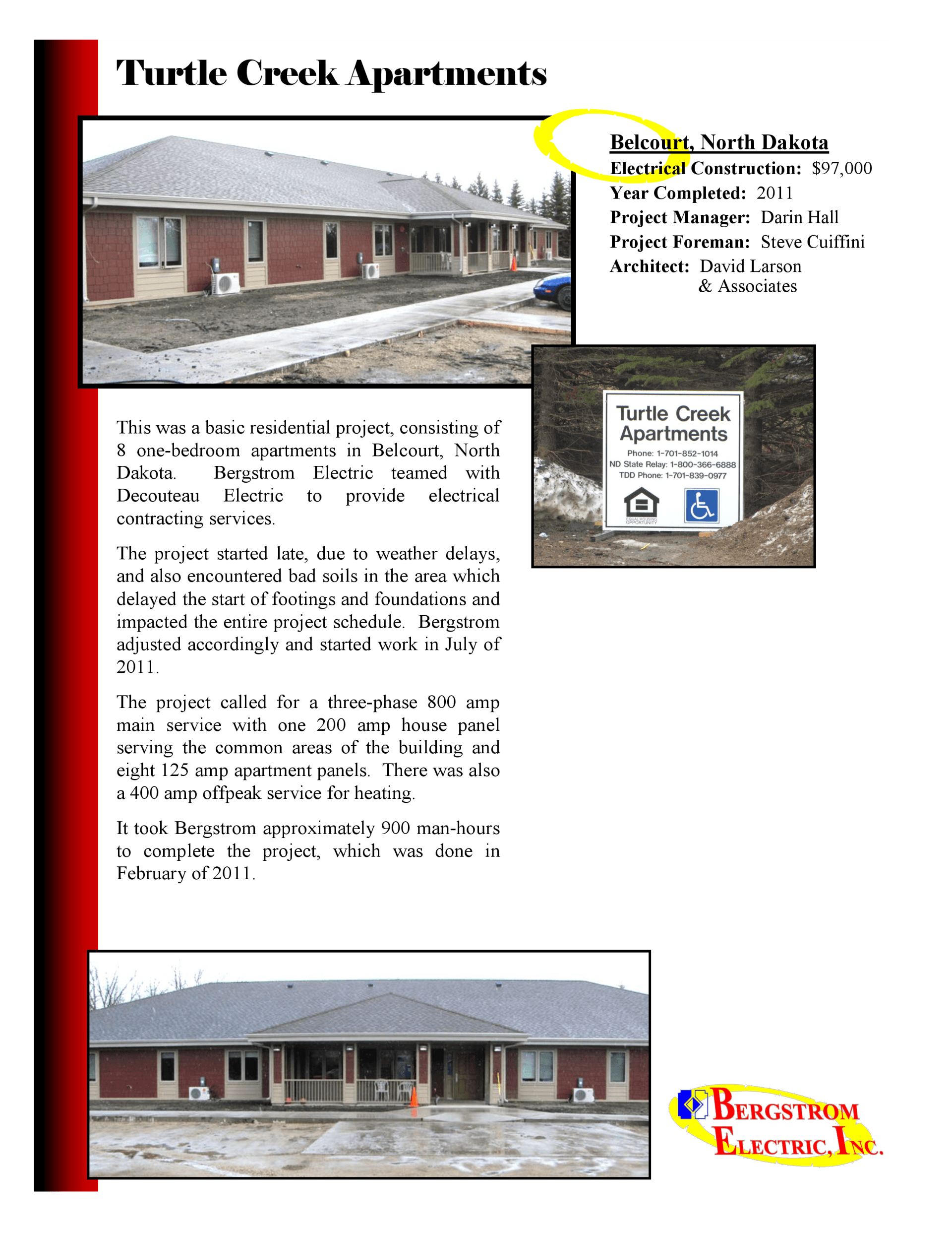 Bergstrom Electric Inc | Where Quality and Customers Matter