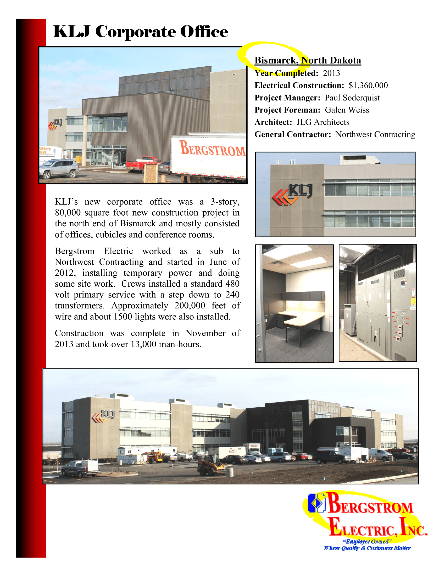 Bergstrom Electric Inc | Where Quality and Customers Matter