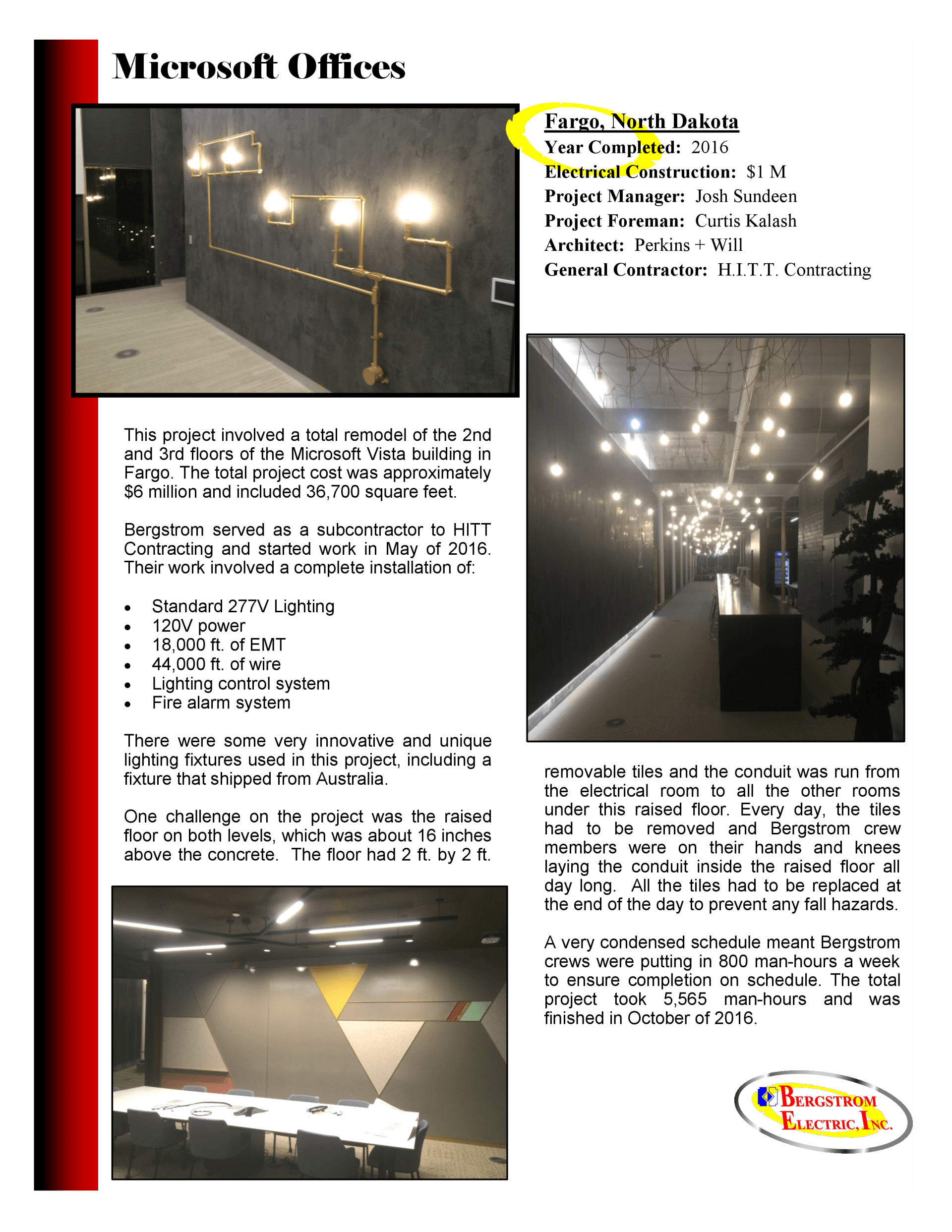 Bergstrom Electric Inc | Where Quality and Customers Matter