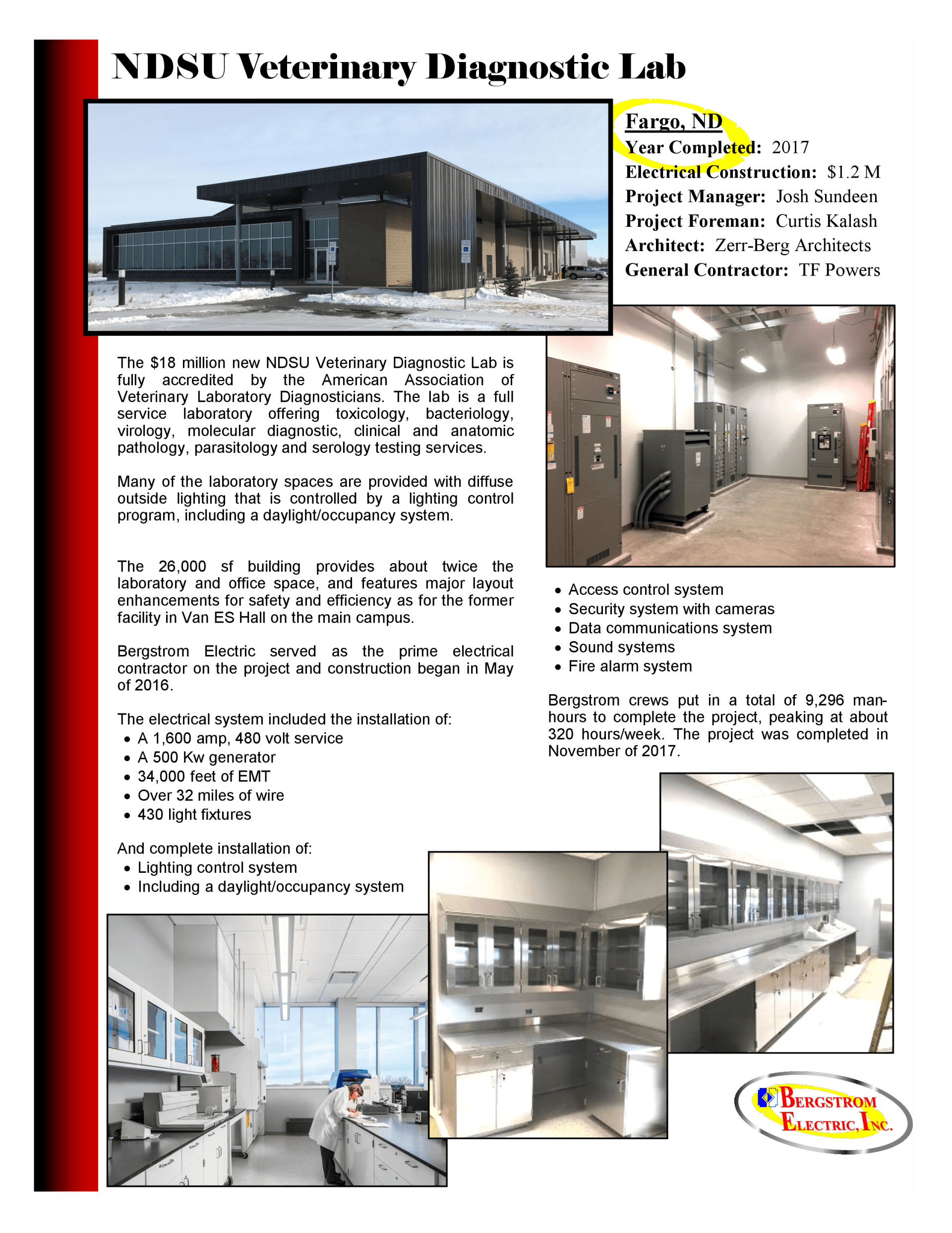 Bergstrom Electric Inc | Where Quality and Customers Matter