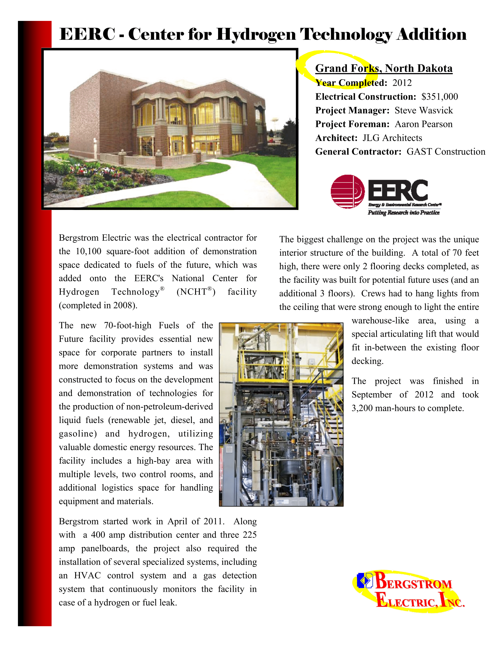 Bergstrom Electric Inc | Where Quality and Customers Matter