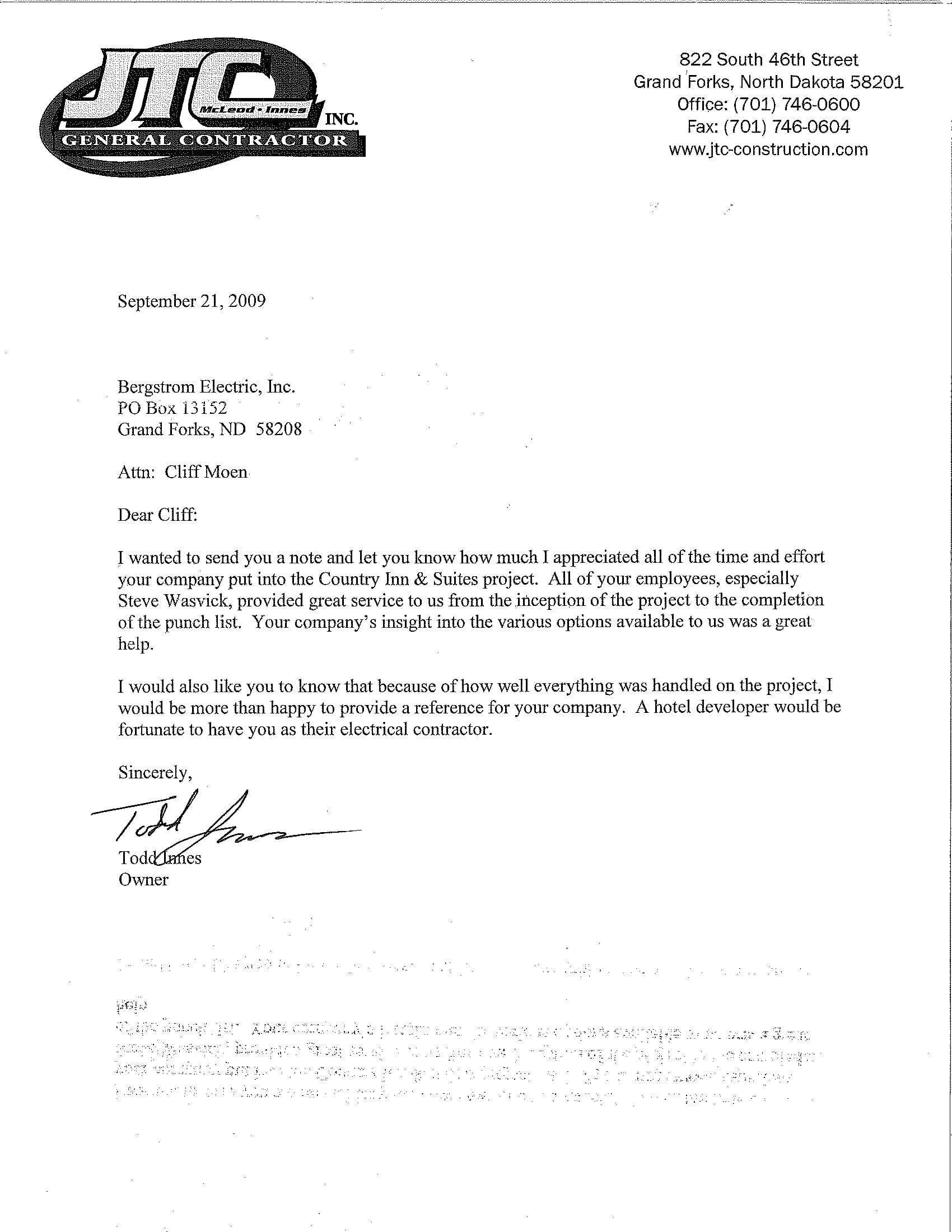 Bergstrom Electric Inc | Where Quality and Customers Matter