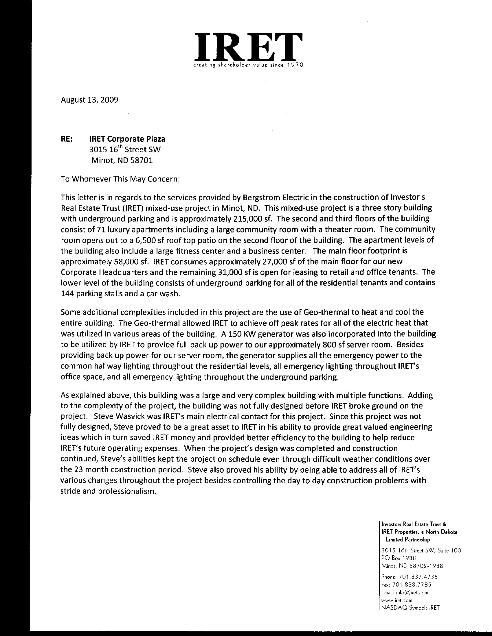 Bergstrom Electric Inc | Where Quality and Customers Matter