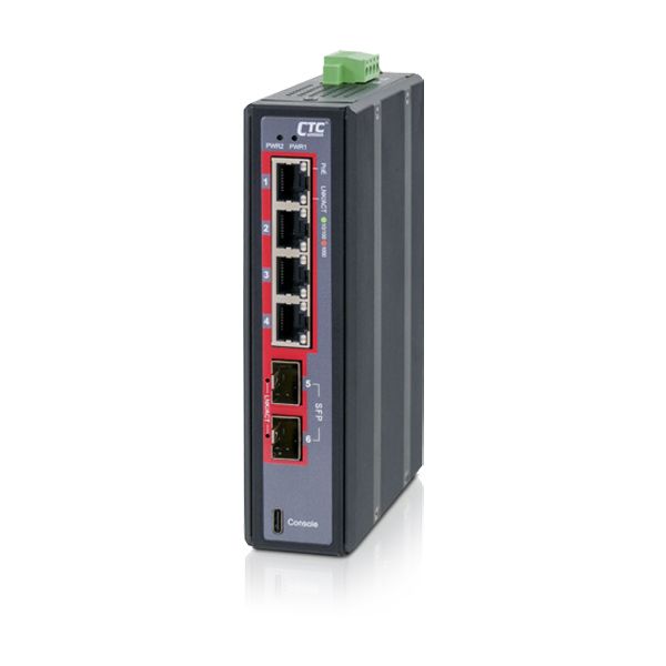 CTC PoE 工業級 網管型 L2 網路交換器 IFS-402GSW-4PB IGS-402SW-4PB