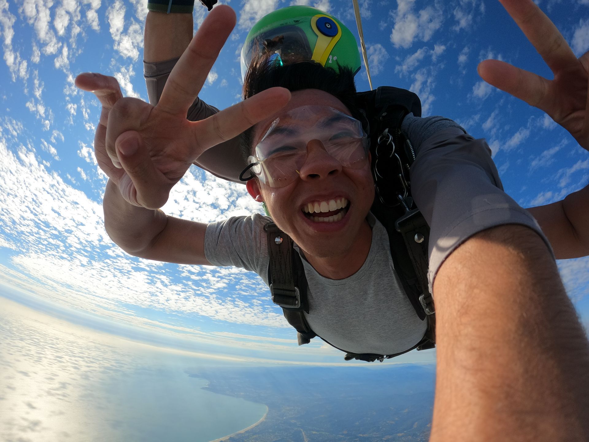 Skydive Santa Cruz I Sample Skydiving Ocean Views