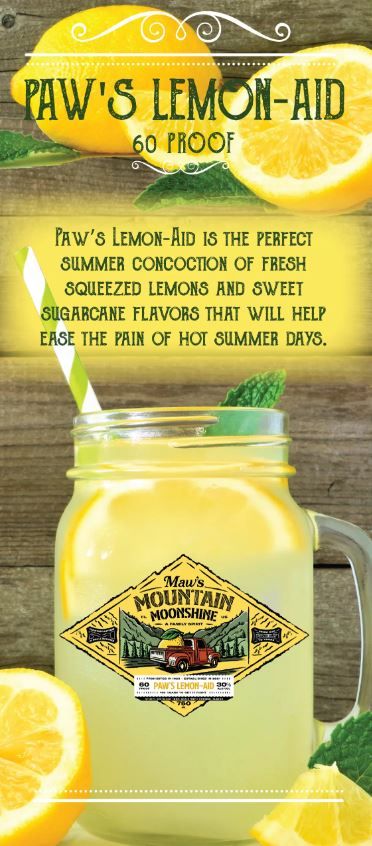 Maw’s Mountain Moonshine - Mount Dora, FL - Flavors