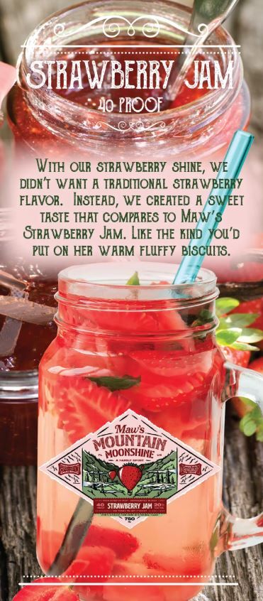 Maw’s Mountain Moonshine - Mount Dora, FL - Flavors