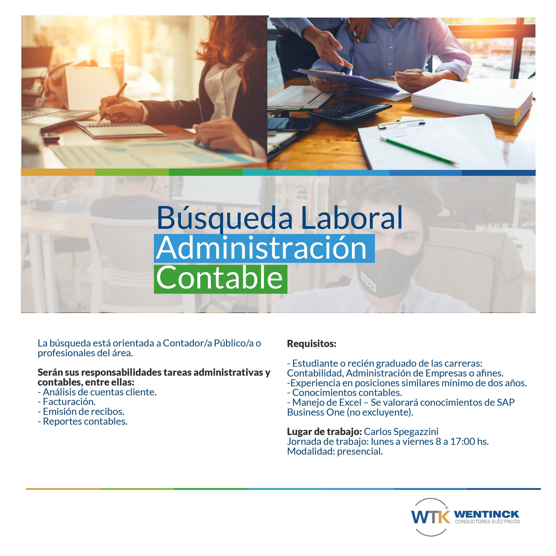 Trabaja con nosotros WTK Wentinck ® Cables y Conductores Eléctricos