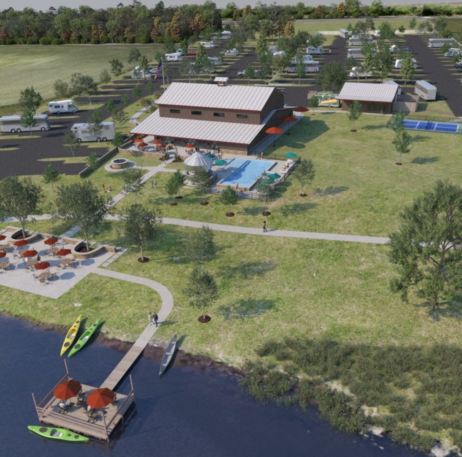 RV Resort Amenities | Basin RV Resorts | Belton, TX