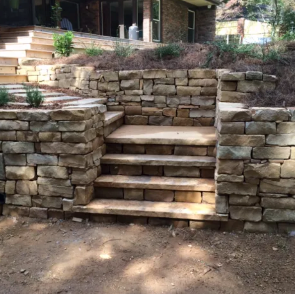 Brick & Stone Steps and Columns | Brick Mason Nashville