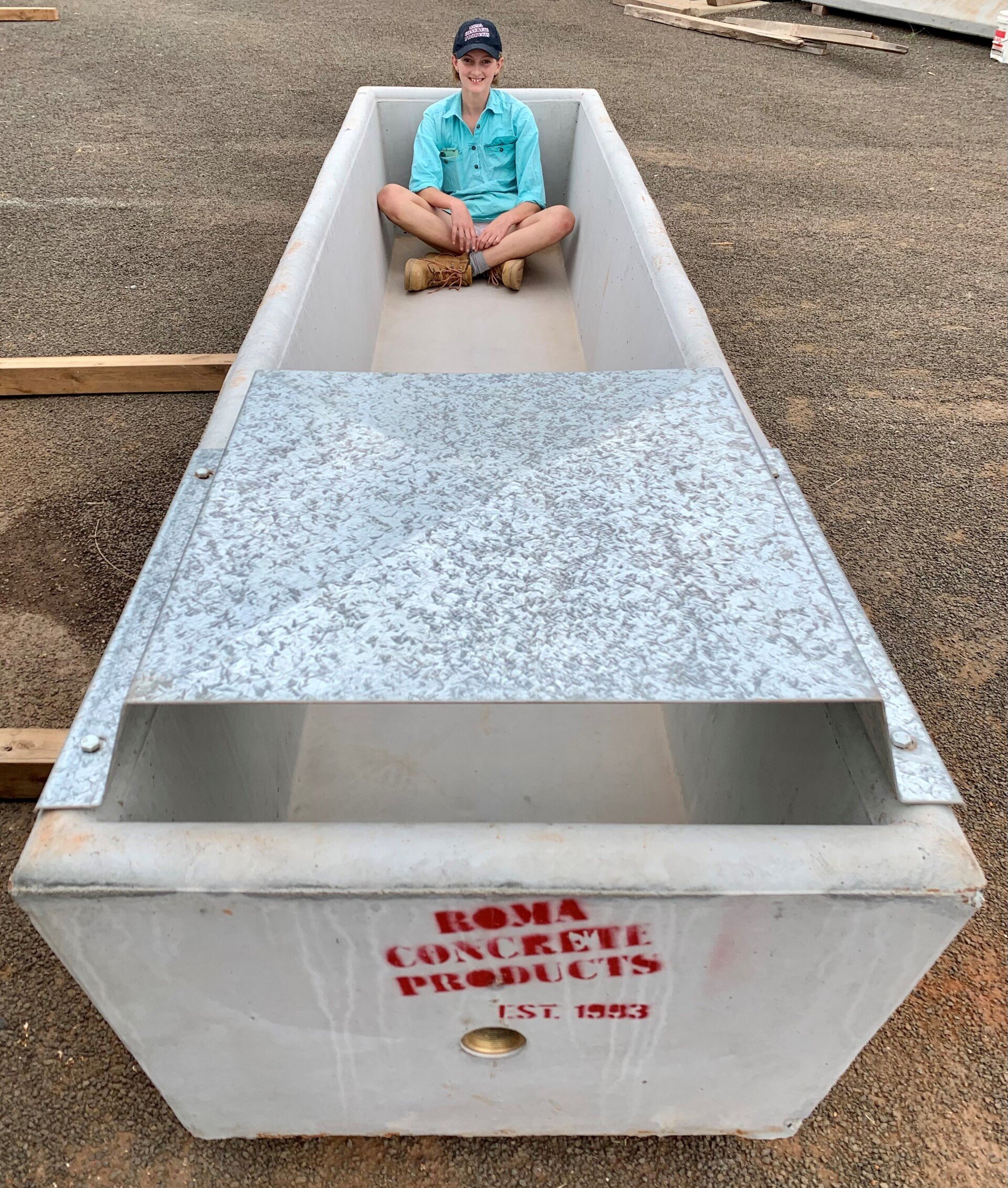 12ft long cattle trough