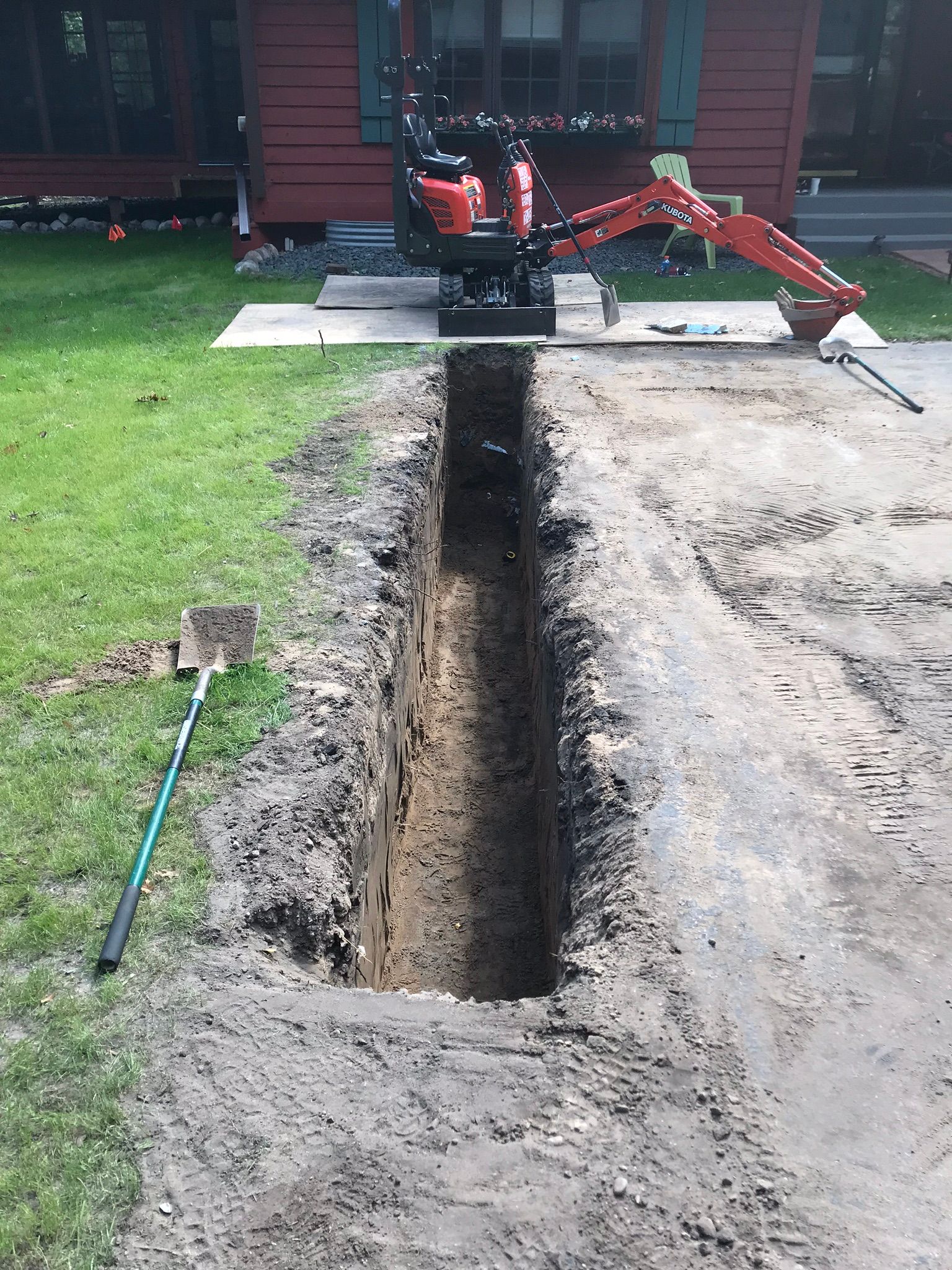 Dry Well to Collect Driveway Water Runoff Minneapolis