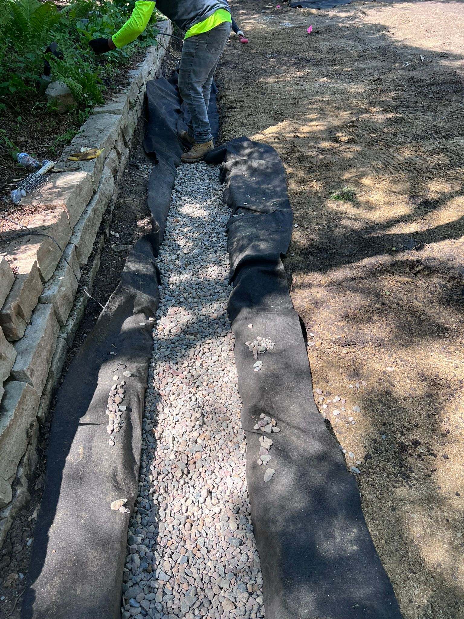 Outdoor Drainage Solutions | French Drain | Grading MN