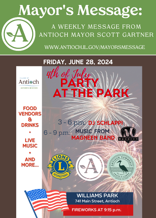 Mayor's Message June 28, 2024