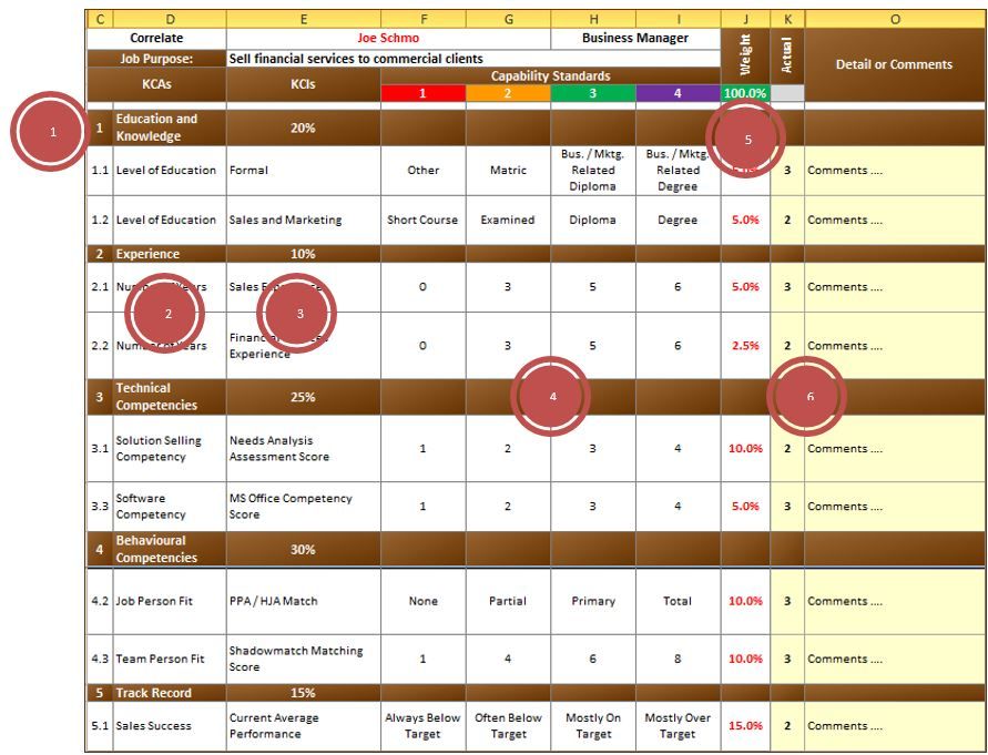 Performance & Capability Scorecards