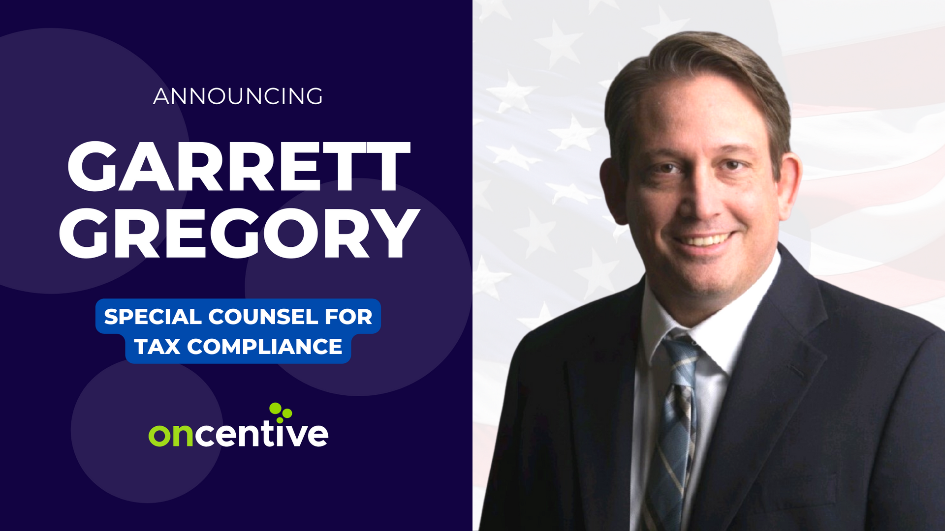 Experienced IRS Attorney Joins OnCentive as Special Counsel For Tax Compliance