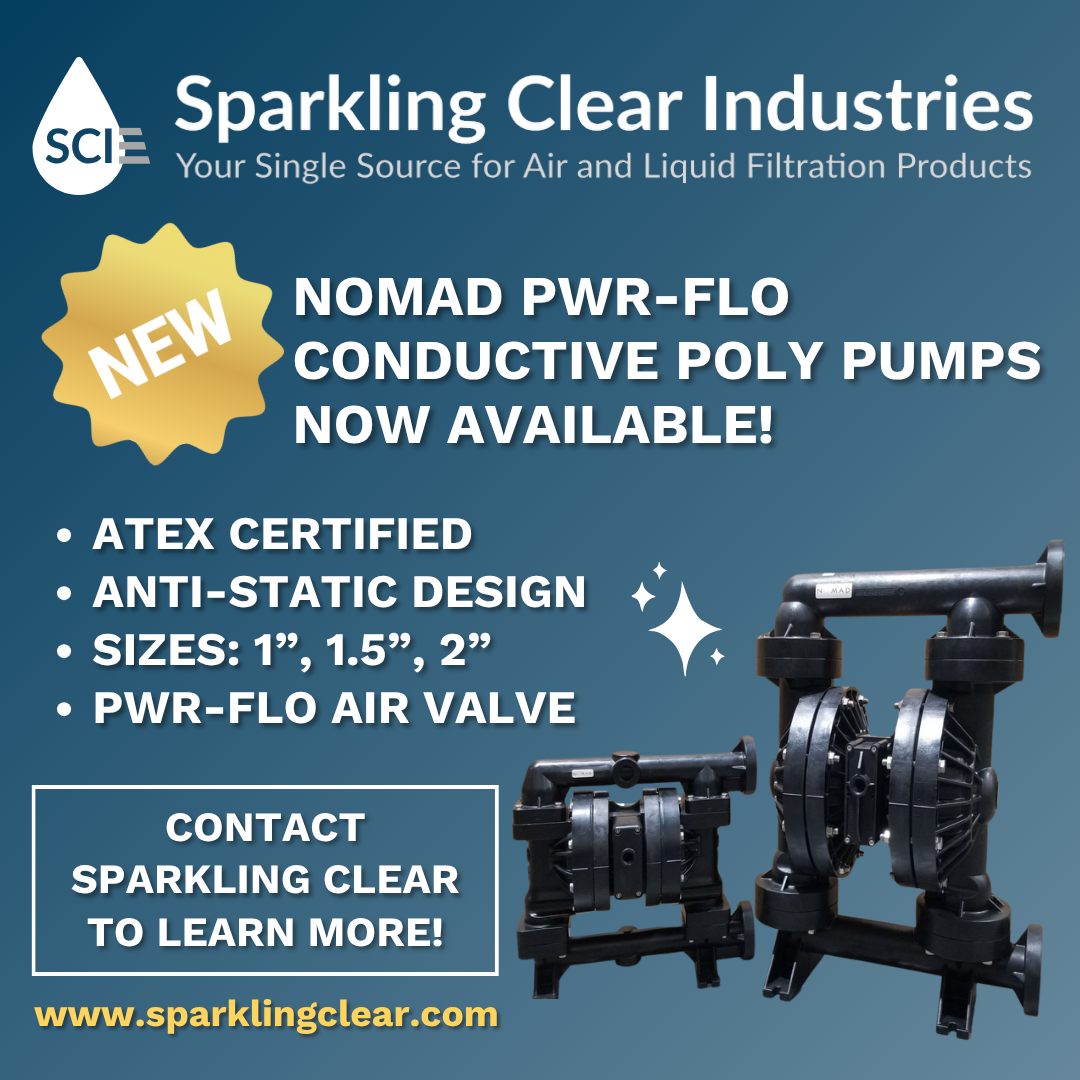 NOMAD PWR-FLO Conductive Poly Pumps | Sparkling Clear Industries