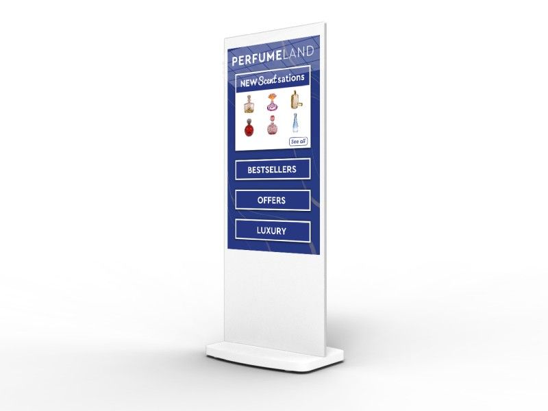 Freestanding PCAP Touch Screen Posters 50-55 | Display Components