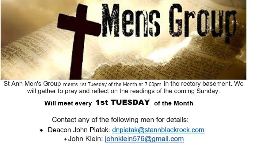 St. Ann Church: Men's Group