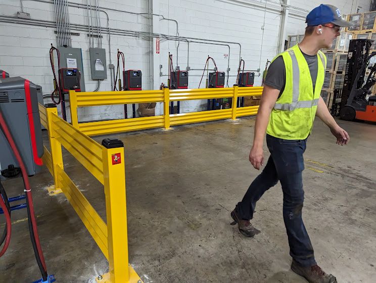 Double High Industrial Guard Rails | P Strouth LLC