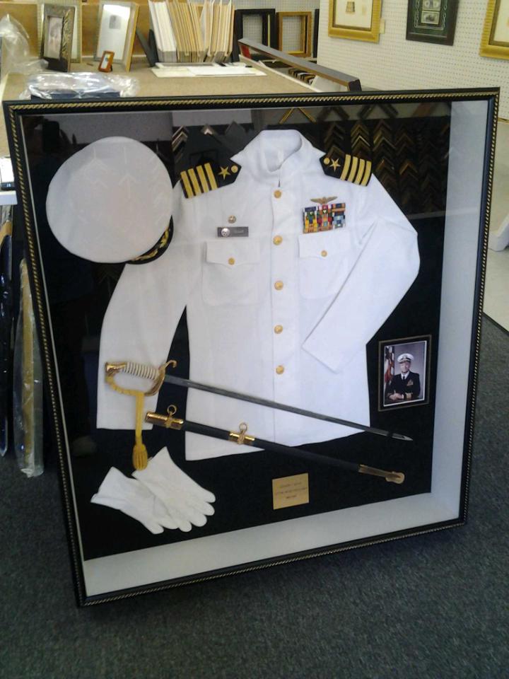 Custom Framing Pensacola, FL | Military Award Framing, Picture Frames ...
