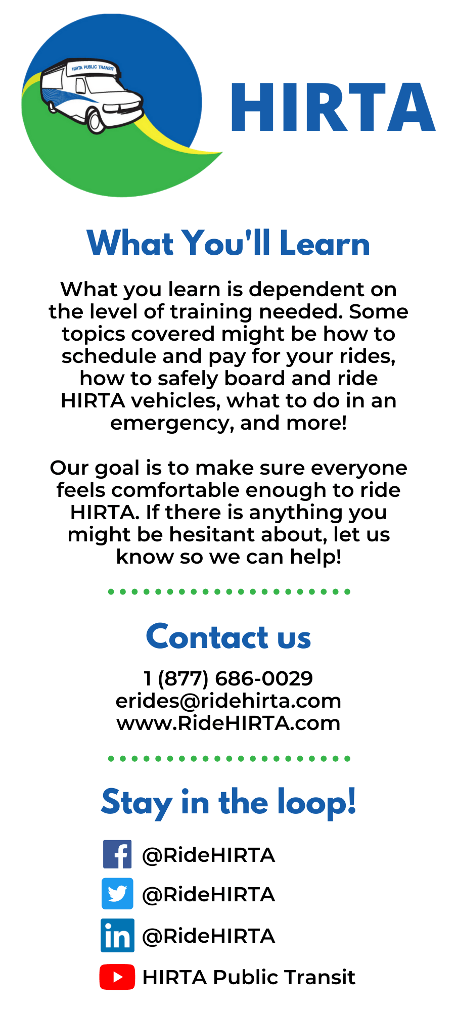 HIRTA Public Transit