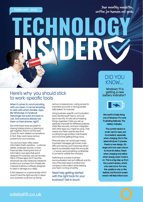 Orbital10 IT Support and Managed Service Provider