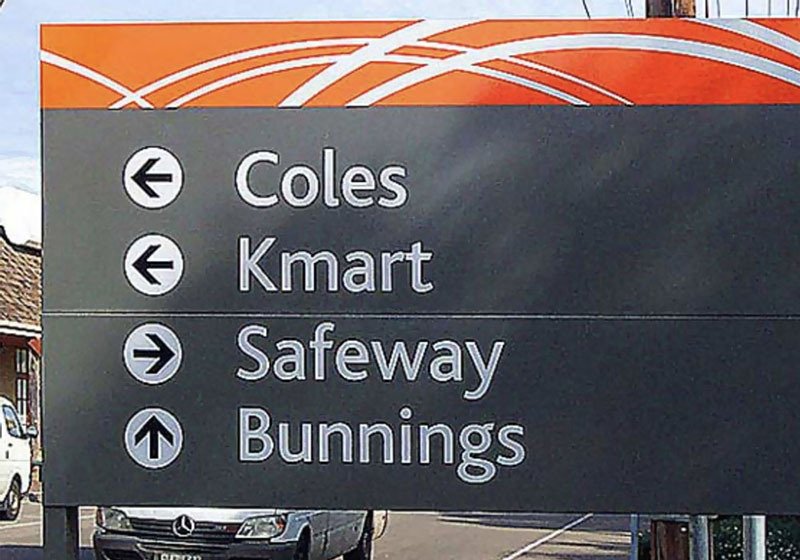 Directional and Safety Signs