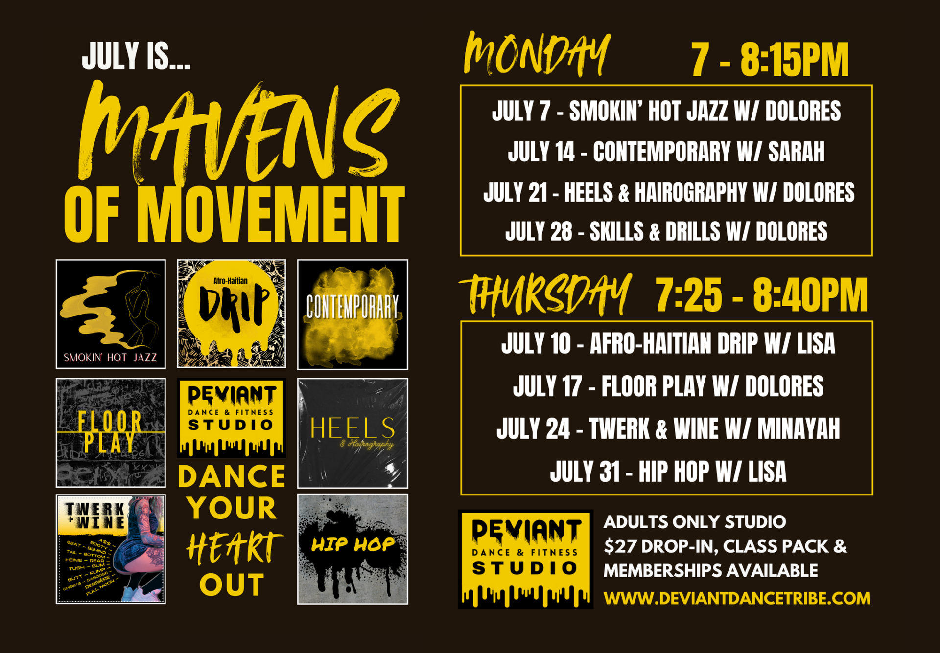 Deviant Dance Tribe | Dance & Fitness Classes