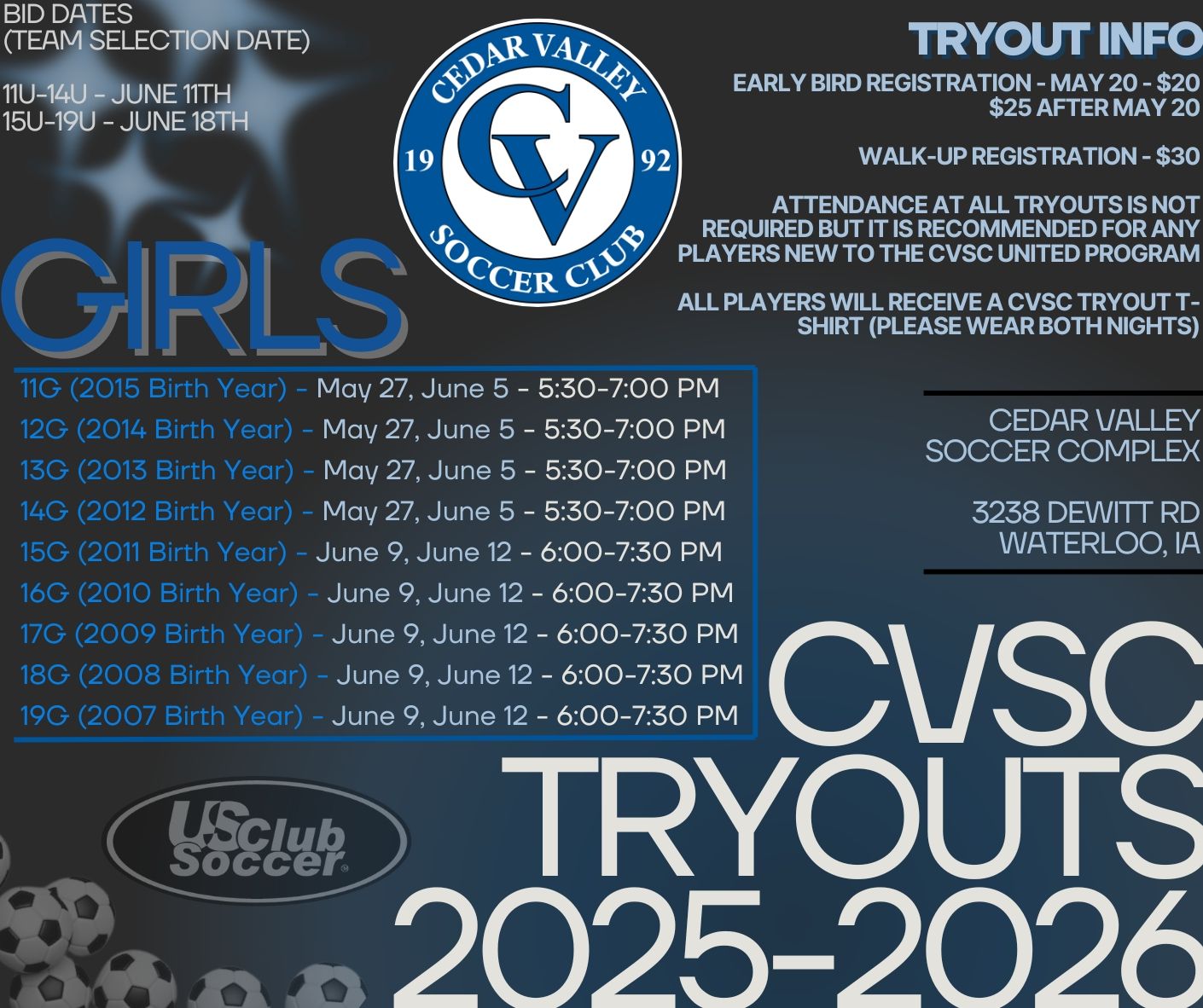 Tryouts