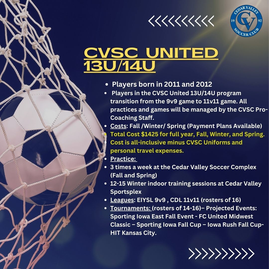 CVSC United Academy 13U/14U