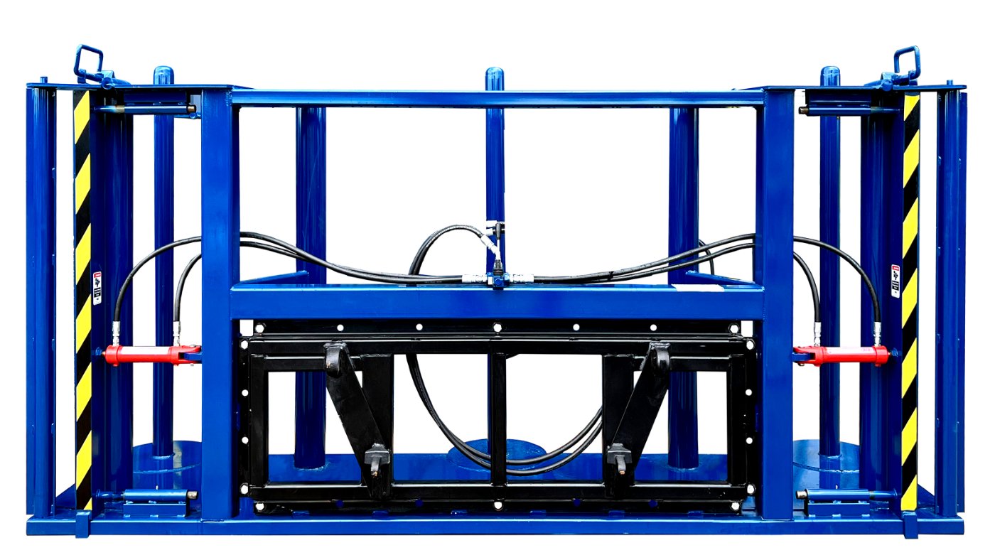 FastFencer carries 3 rolls of fencing wire, safely