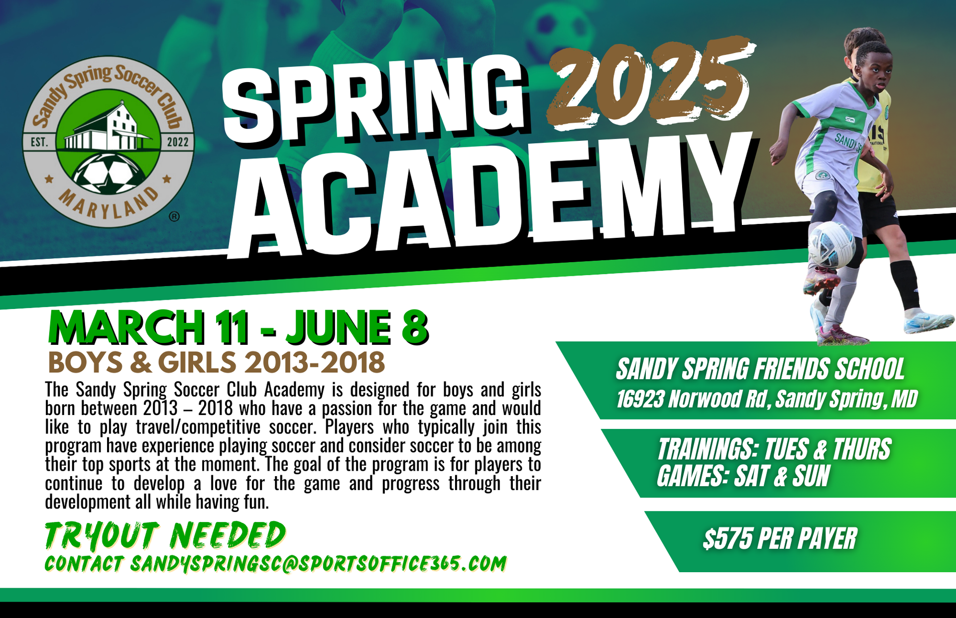 Sandy Spring Soccer Club