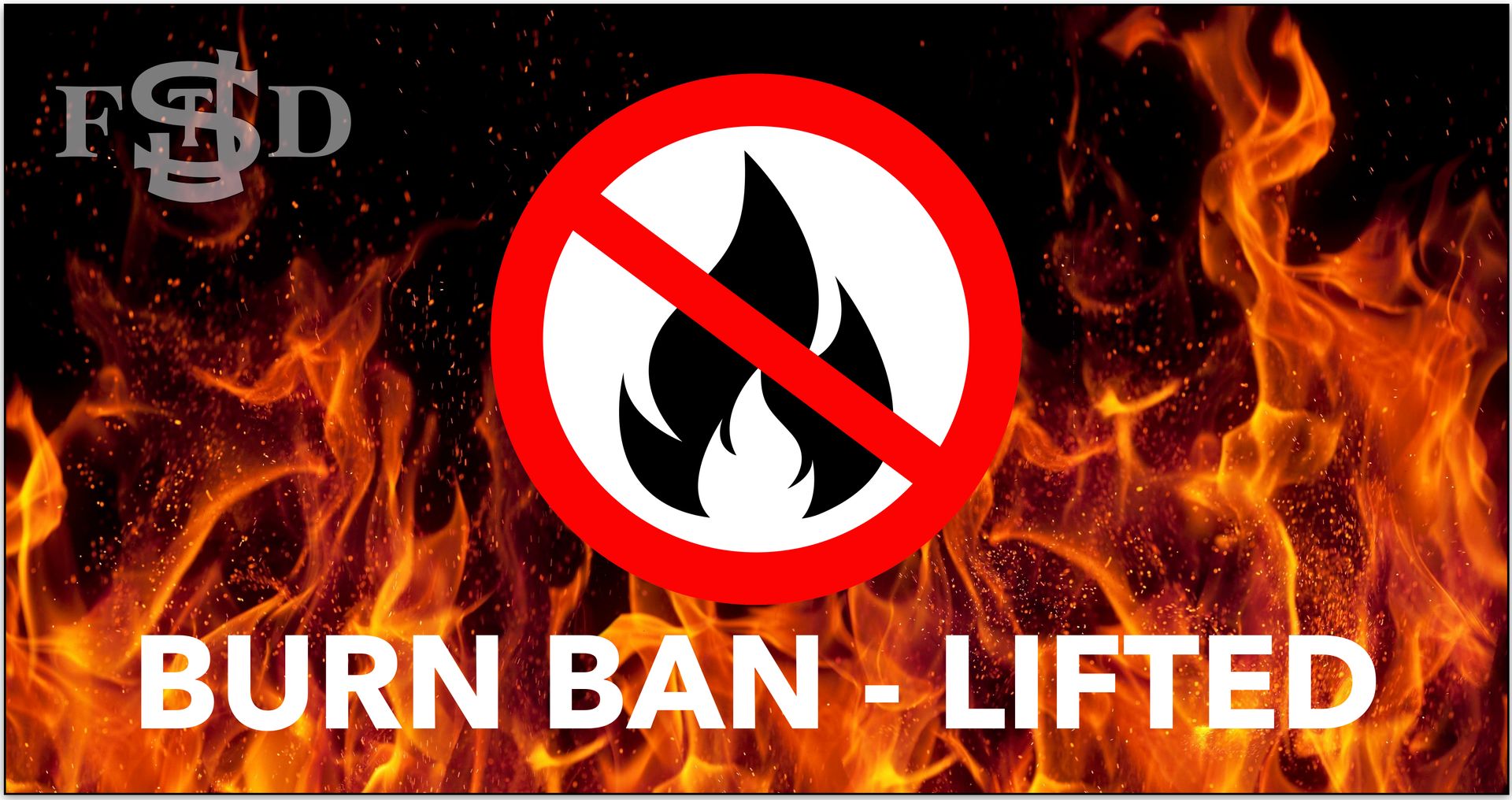 Burn Ban Lifted May 12th