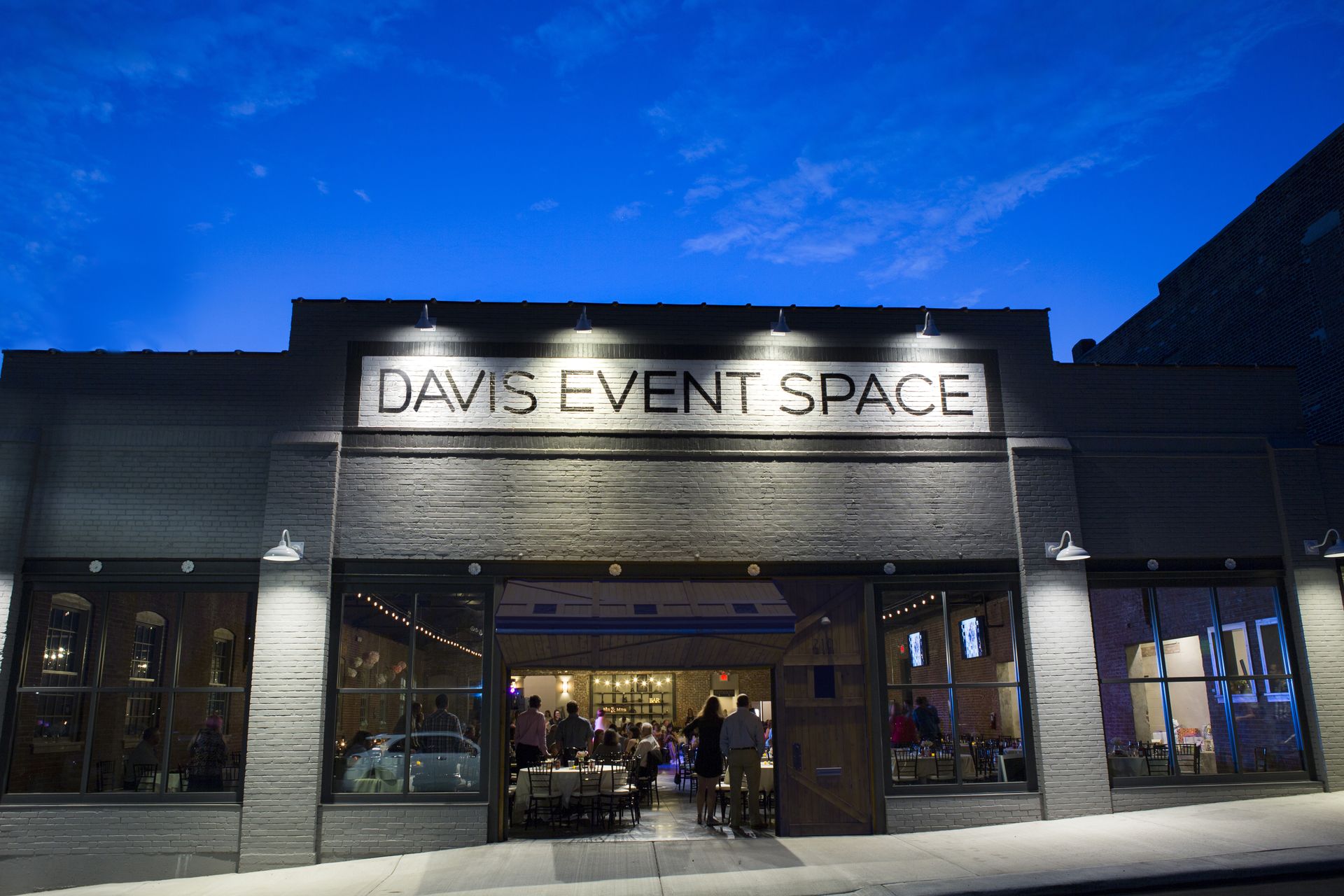 Davis Event Space | Elegant and Industrial Wedding Venue