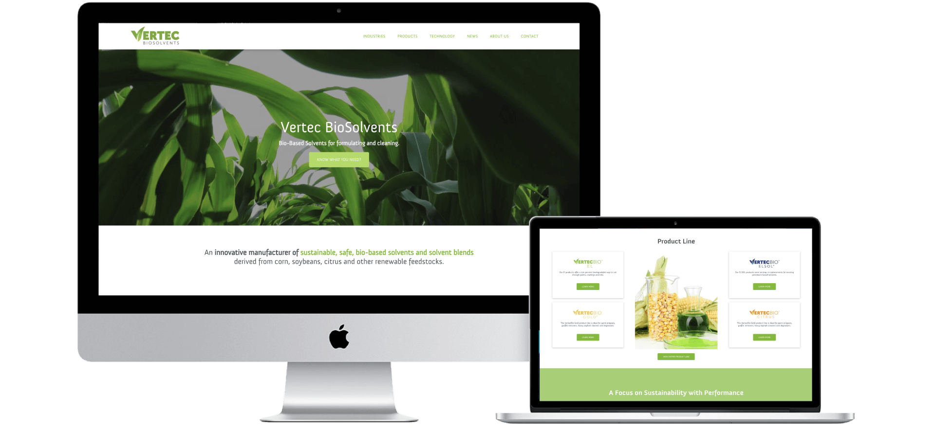 Vertec BioSolvents Web Design Case Study | RivalMind