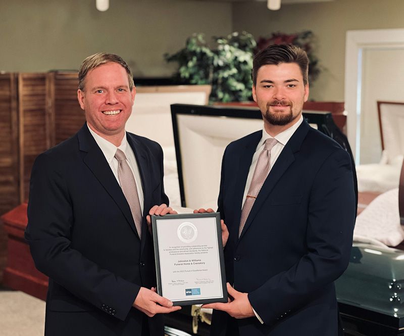 Pursuit Of Excellence | Johnston & Williams Funeral Home and Crematory