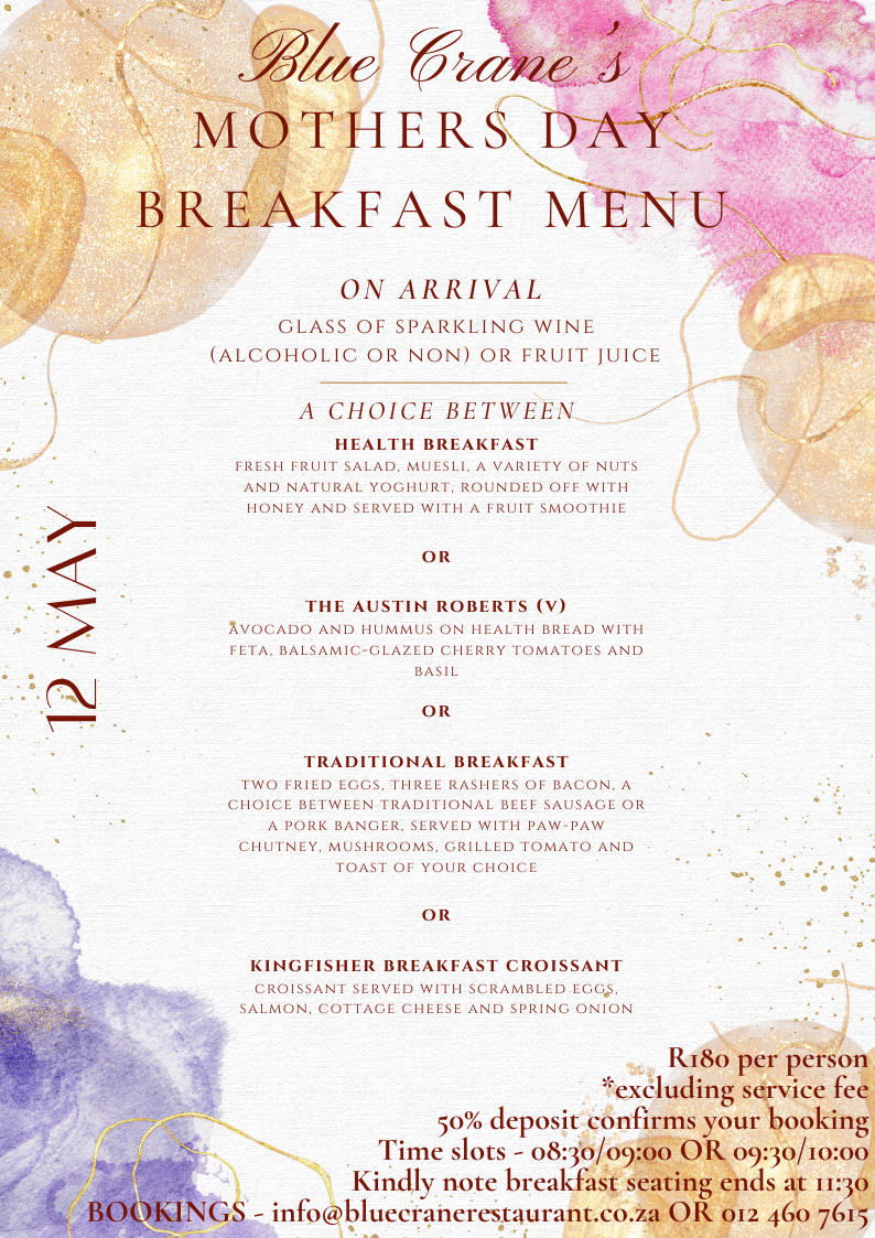 Mother's Day Menus 2024