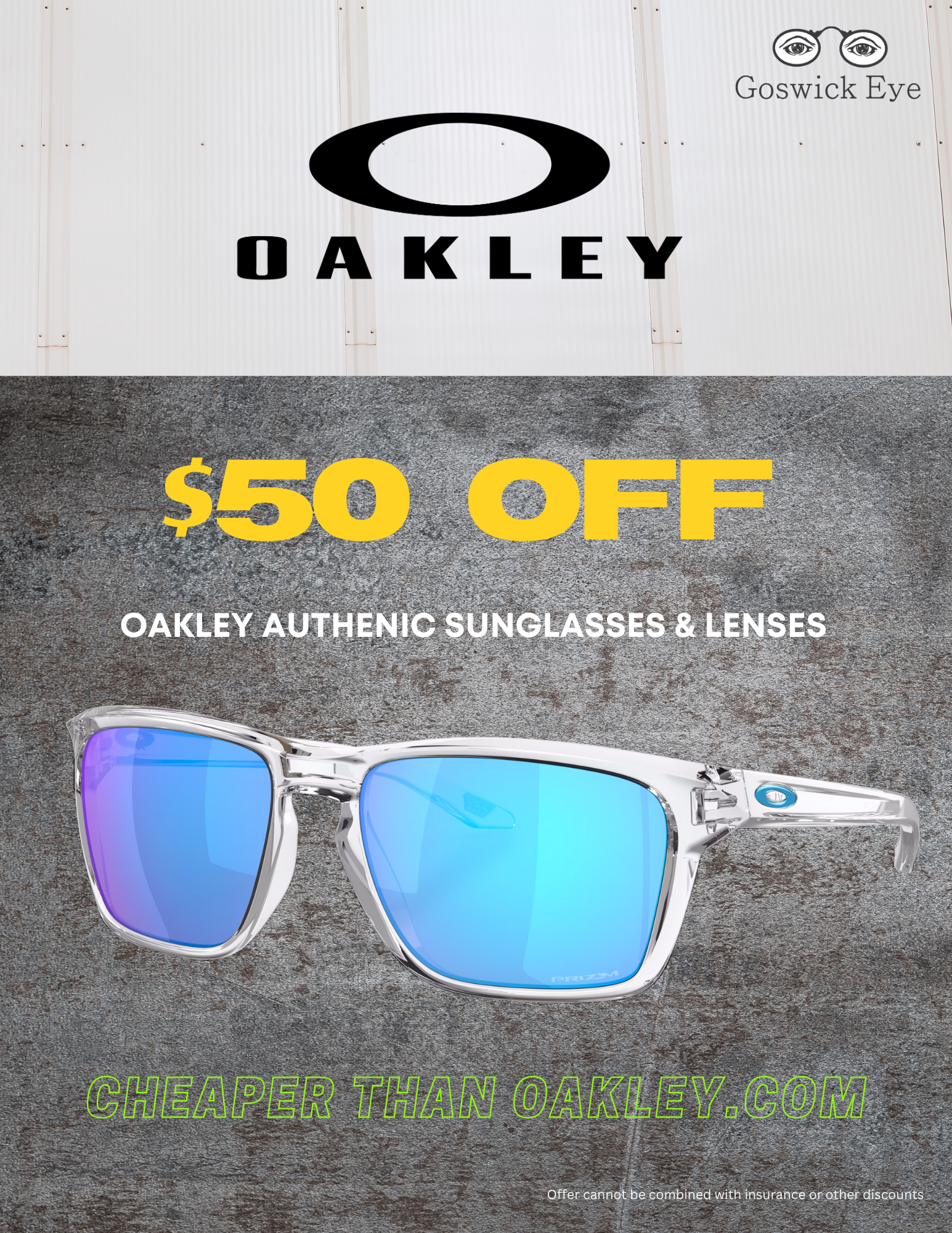 Optical Promotions | Goswick Eye | Northborough, Sudbury, Uxbridge ...