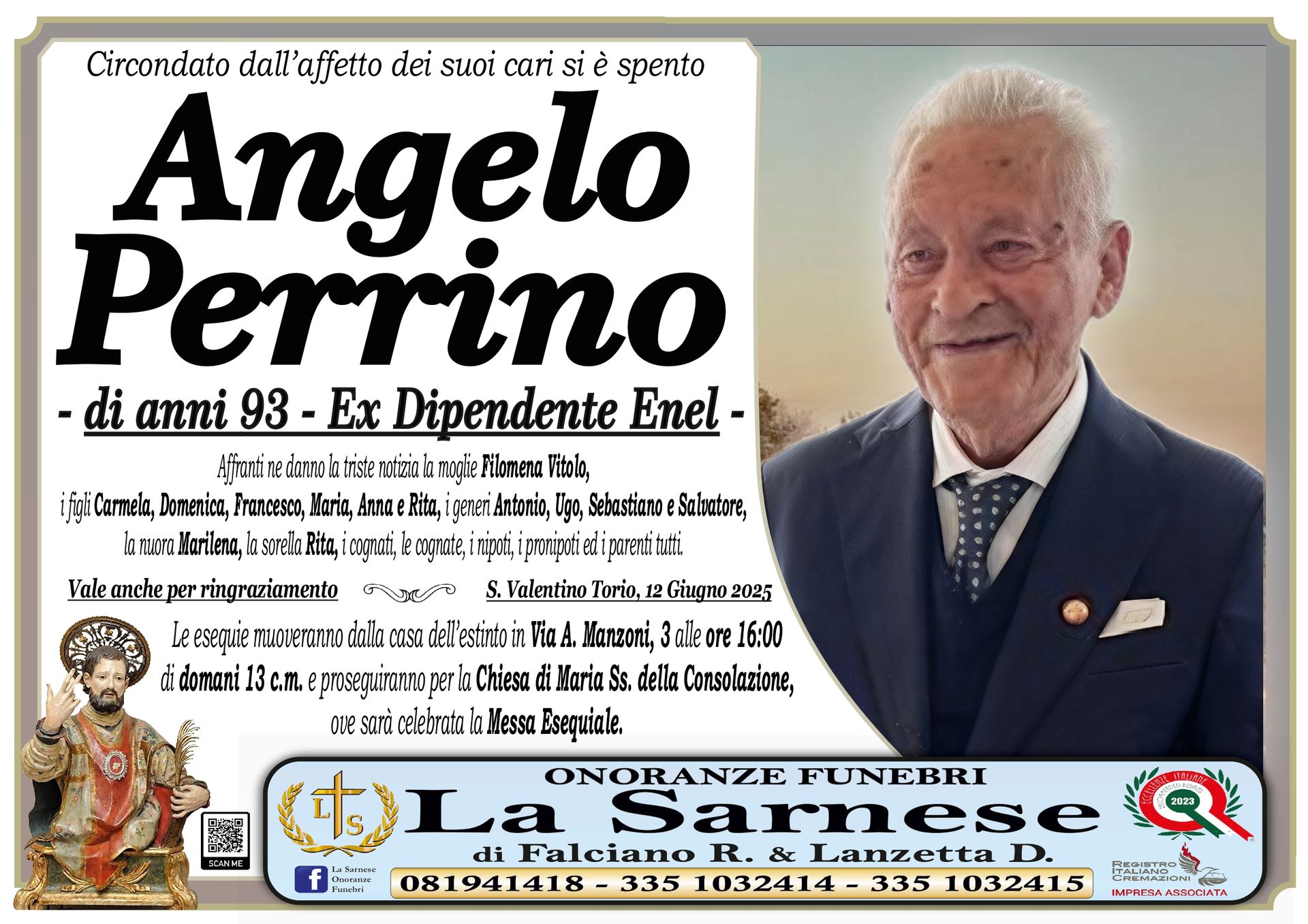 Necrologi | Sarno, San Valentino Torio, Nocera Inferiore, Nocera ...