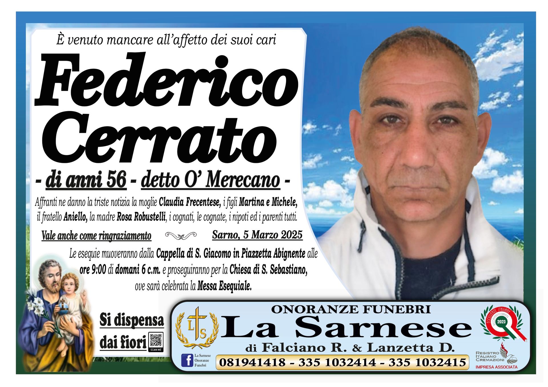 Necrologi | Sarno, San Valentino Torio, Nocera Inferiore, Nocera ...