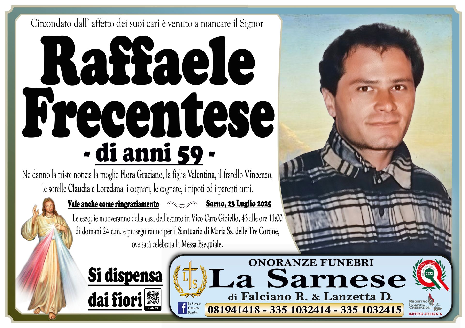 Necrologi | Sarno, San Valentino Torio, Nocera Inferiore, Nocera Superiore, Pagani, Angri ...